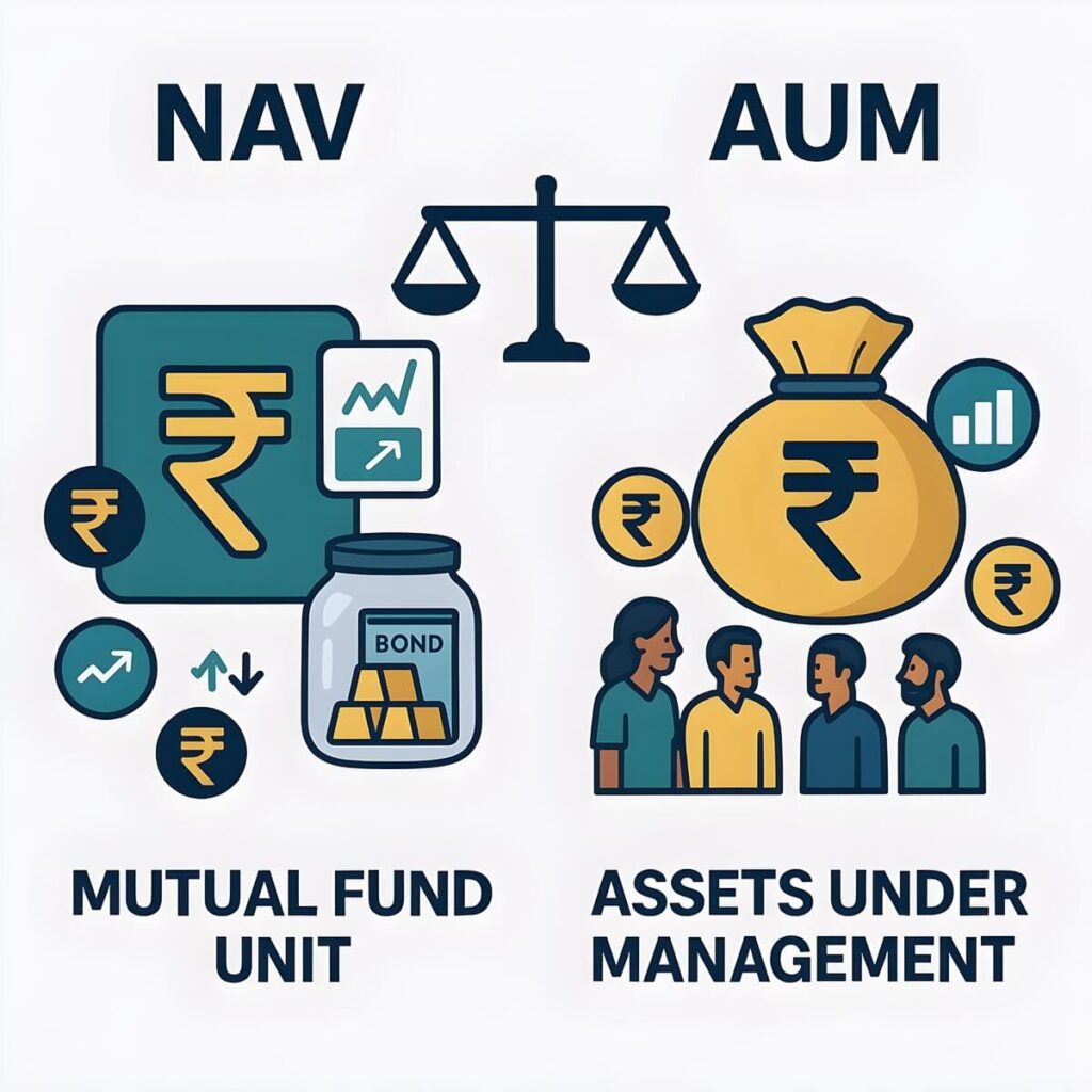 Differences Between NAV And AUM In Mutual Funds For Beginners